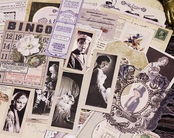 70pcs Assorted Vintage Stickers Kit 4vintage Journal | Etsy