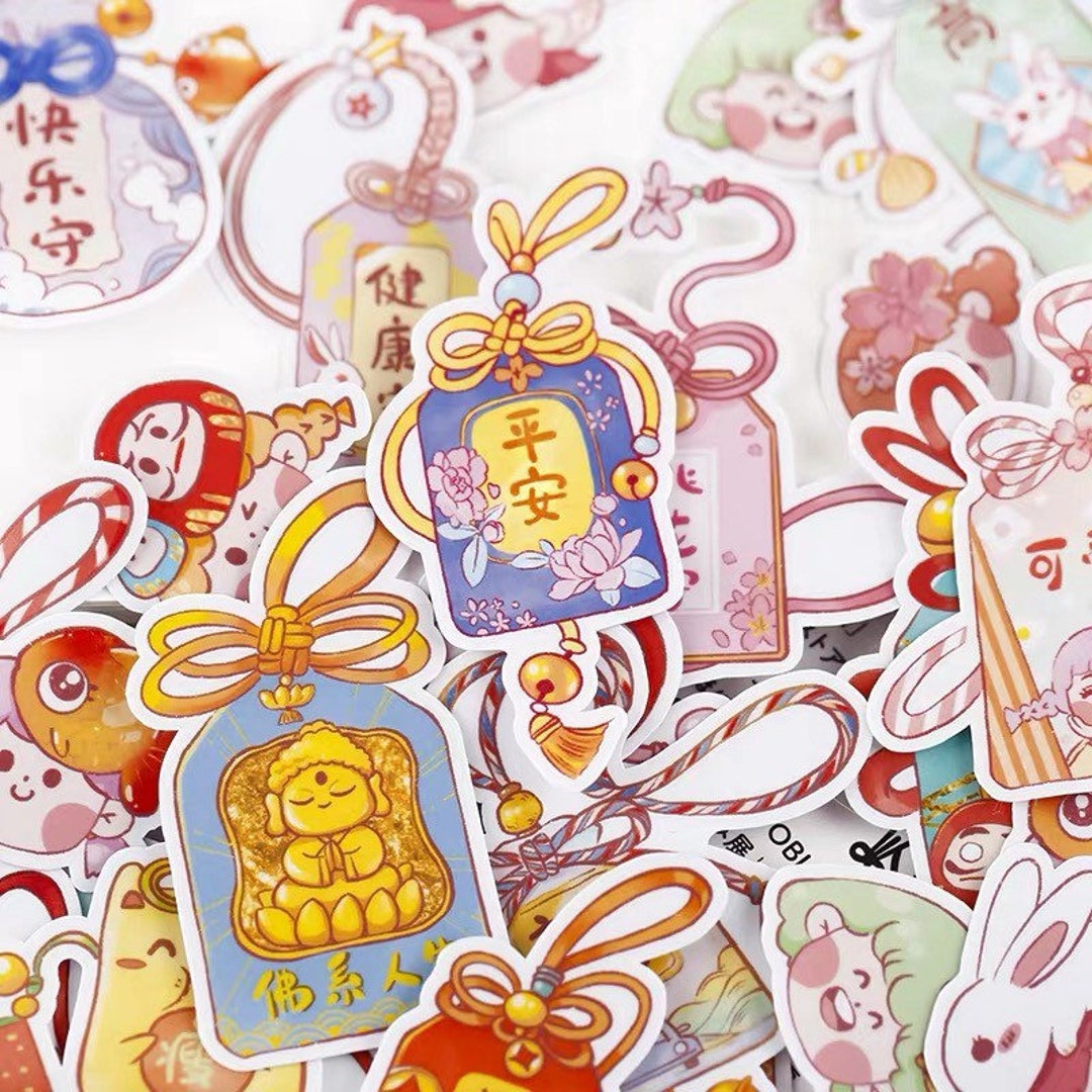 24pcs Amulet Sticker,die Cut Sticker,decorative Sticker,kawaii Sticker ...
