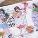 15pcs Sweet Girl Sticker,sunshine Girl Stickers Pack,die-cut Sticker ...