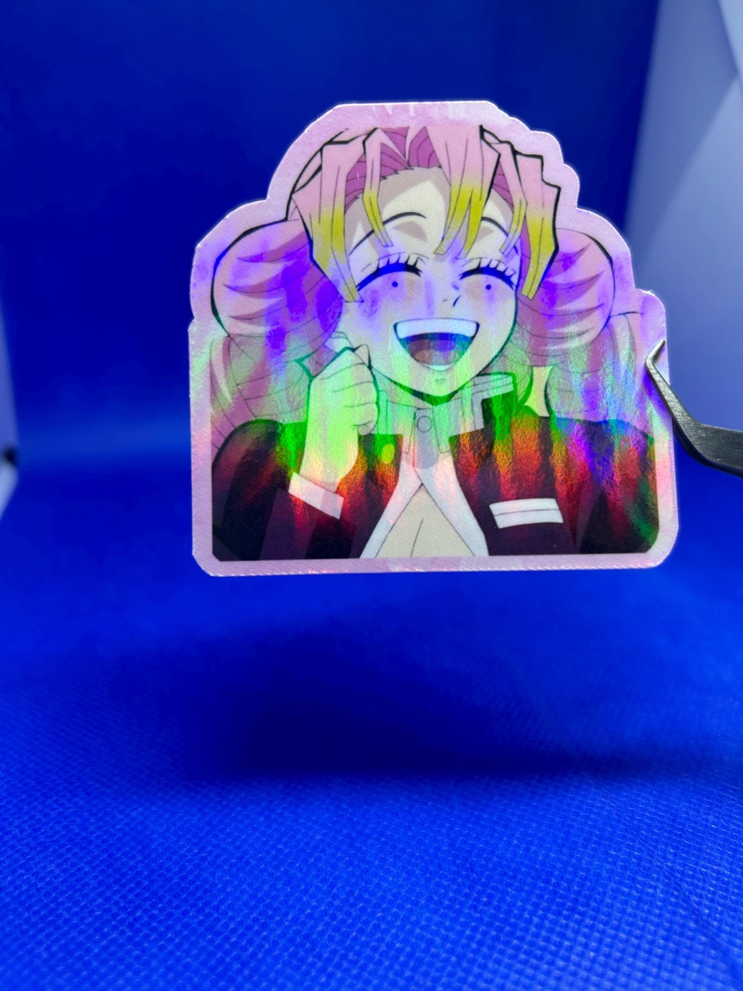 Mitsuri Love Hashira Demon Slayer Sticker, Anime Laptop Decal, Water ...