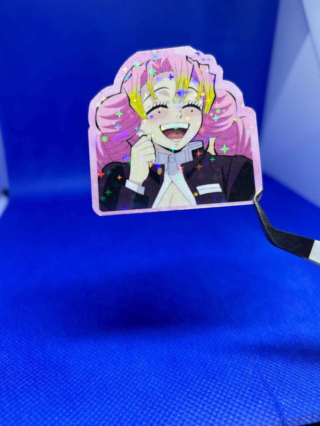 Mitsuri Love Hashira Demon Slayer Sticker, Anime Laptop Decal, Water ...