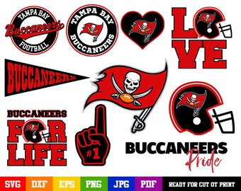 Tampa bay buccaneers svg | Etsy