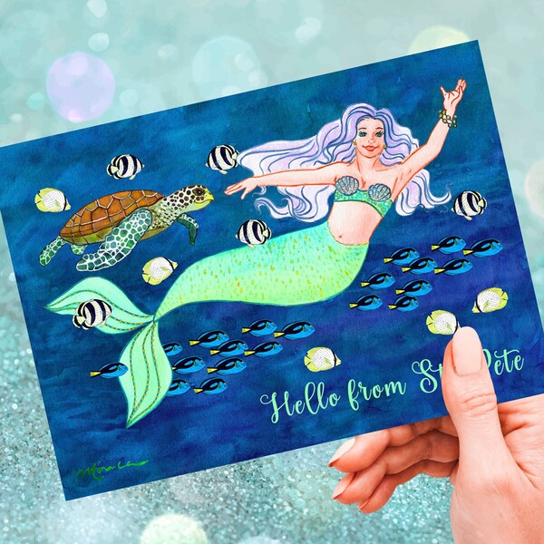 50th Birthday Turtle Card - Etsy