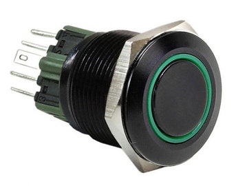 8mm Push Button Switch Momentary Latching LED 4pin Car Horn Switch Boat ...