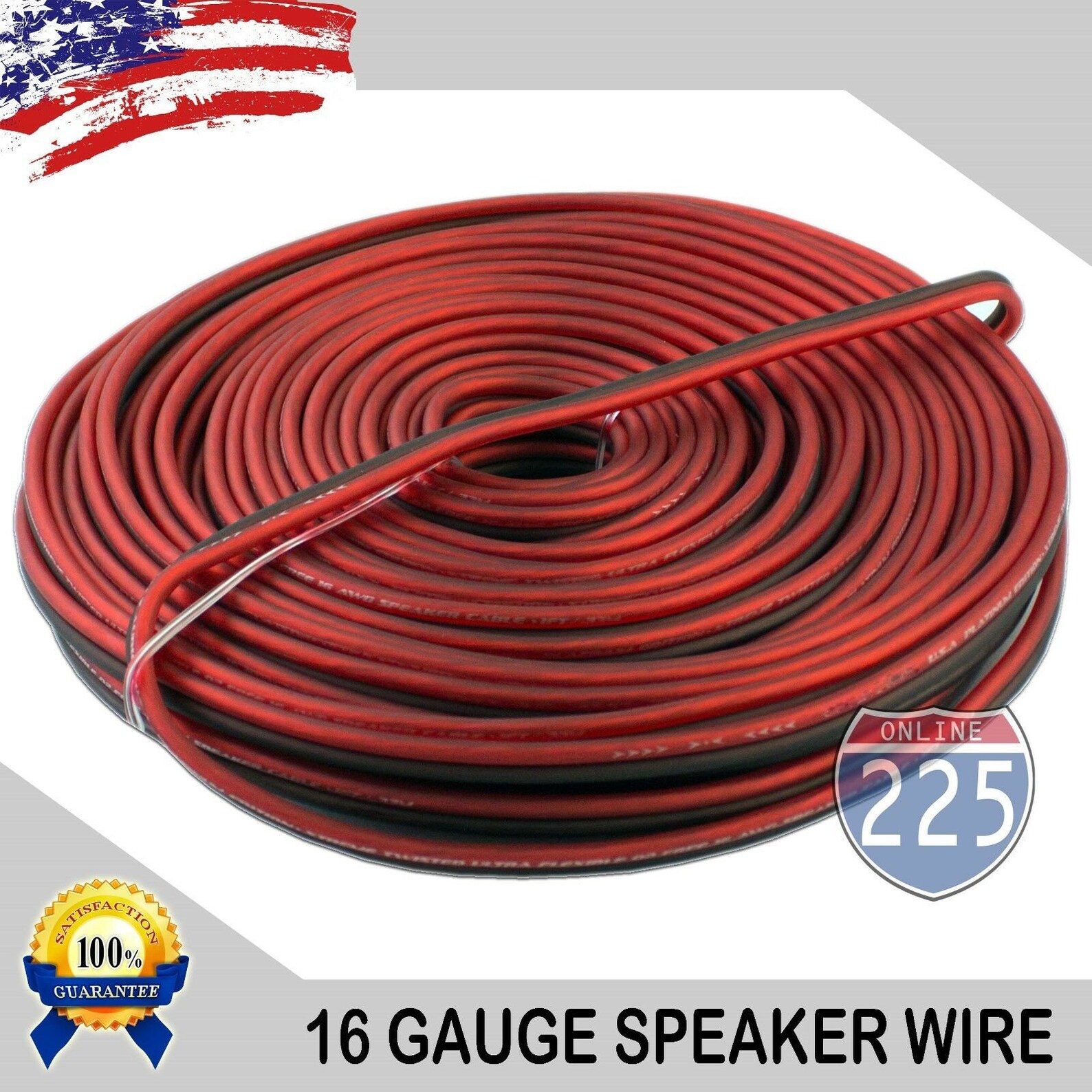 50 FT 16 Gauge Professional Gauge Speaker Wire / Cable Car - Etsy
