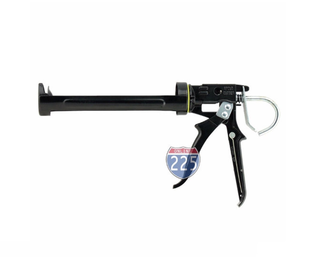 Heavy Duty 9 Revolving Caulking Gun With Tip Spout Cutter & Seal Punch ...