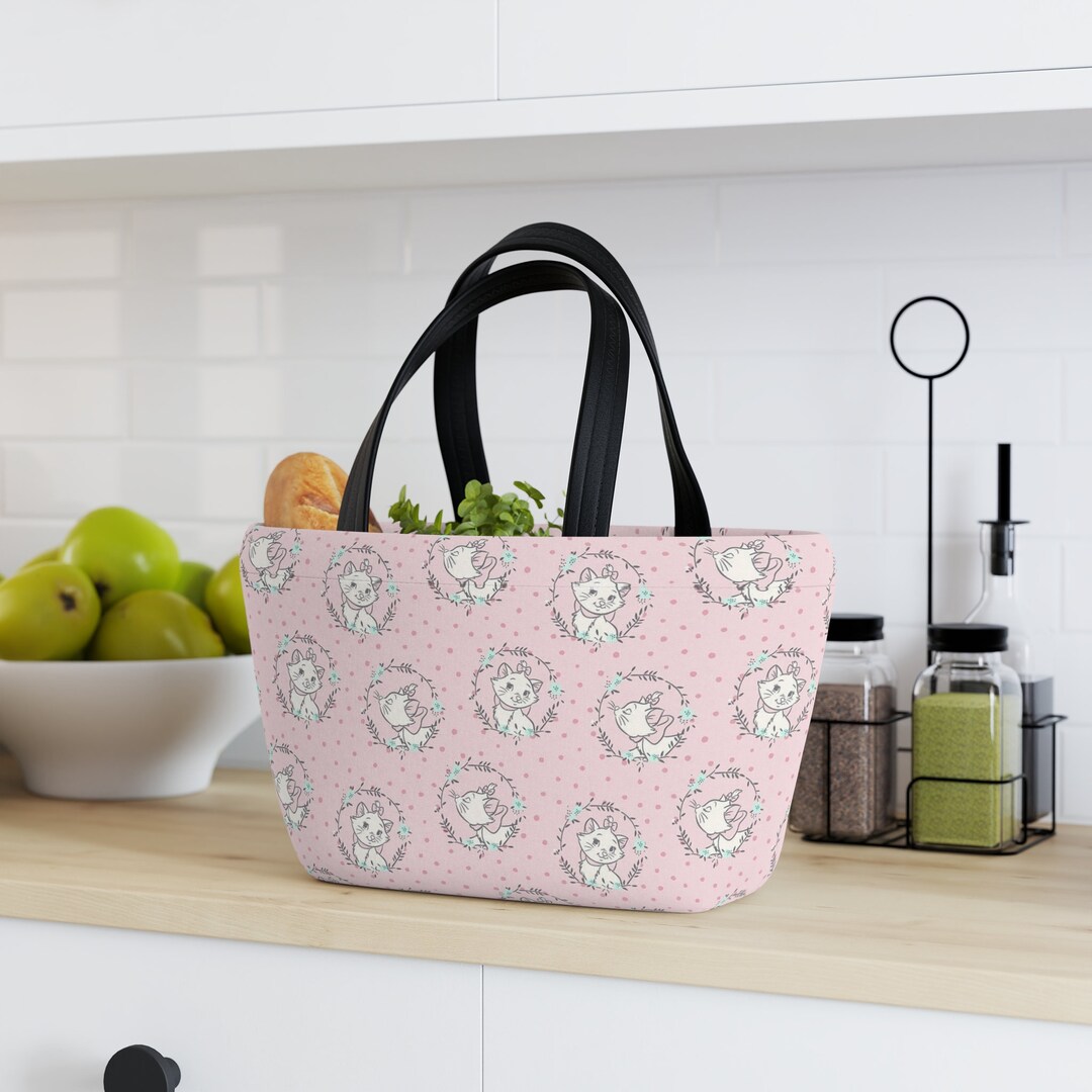 Disney Inspired Marie From the Aristocats Lunch Tote, Lunch Bag, Lunch ...
