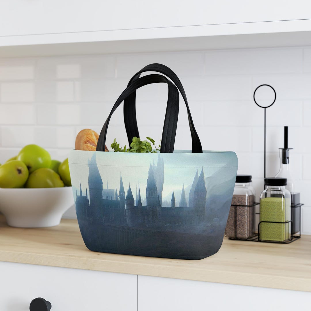 Hogwarts Castle Lunch Tote, Harry Potter Inspired Lunch Bag, Insulated ...