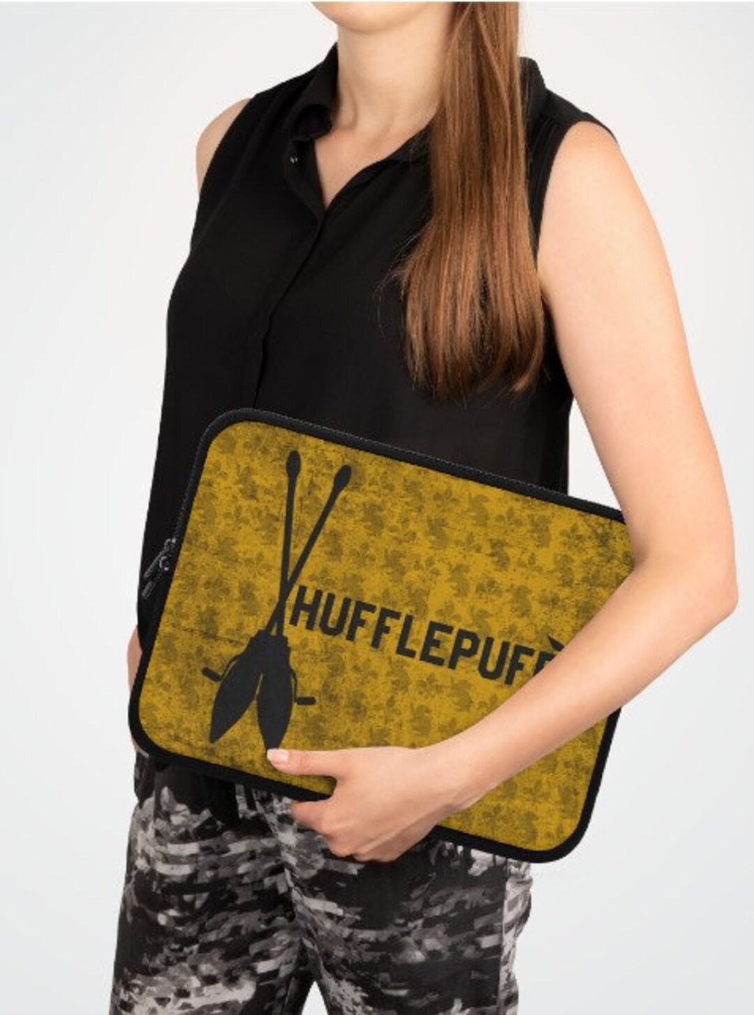 Harry Potter Hufflepuff Hogwarts Laptop Sleeve, Laptop Cover, Laptop ...