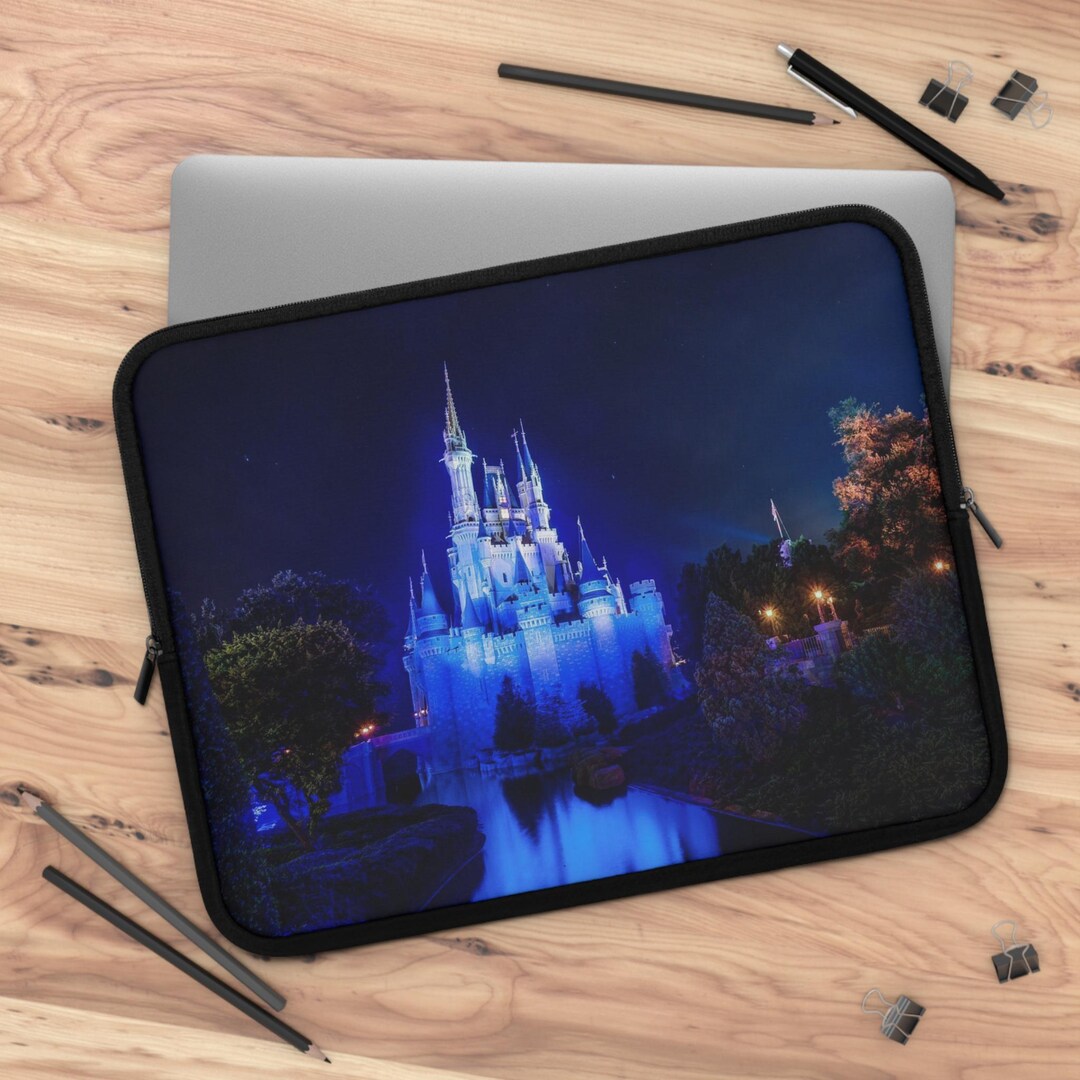 Cinderella Castle Disney Inspired Laptop Sleeve, Laptop Cover, Laptop ...