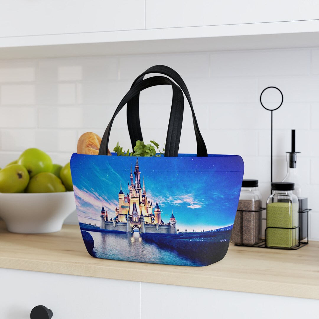 Disney Inspired Cinderella's Castle Lunch Tote, Lunch Bag, Lunch Box ...
