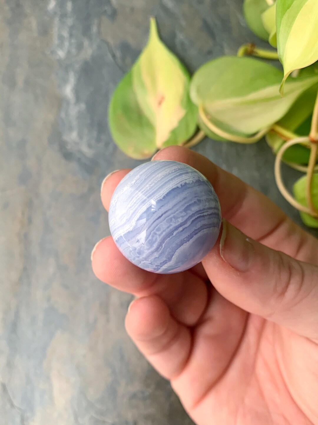 Blue Lace Agate Sphere 1 High Grade - Etsy