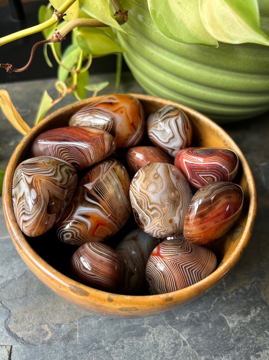 Sardonyx Pebbles- Top Quality! Small Palm Stones- Self Expression ...