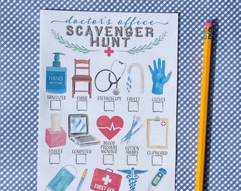 Hospital Scavenger Hunt - Etsy