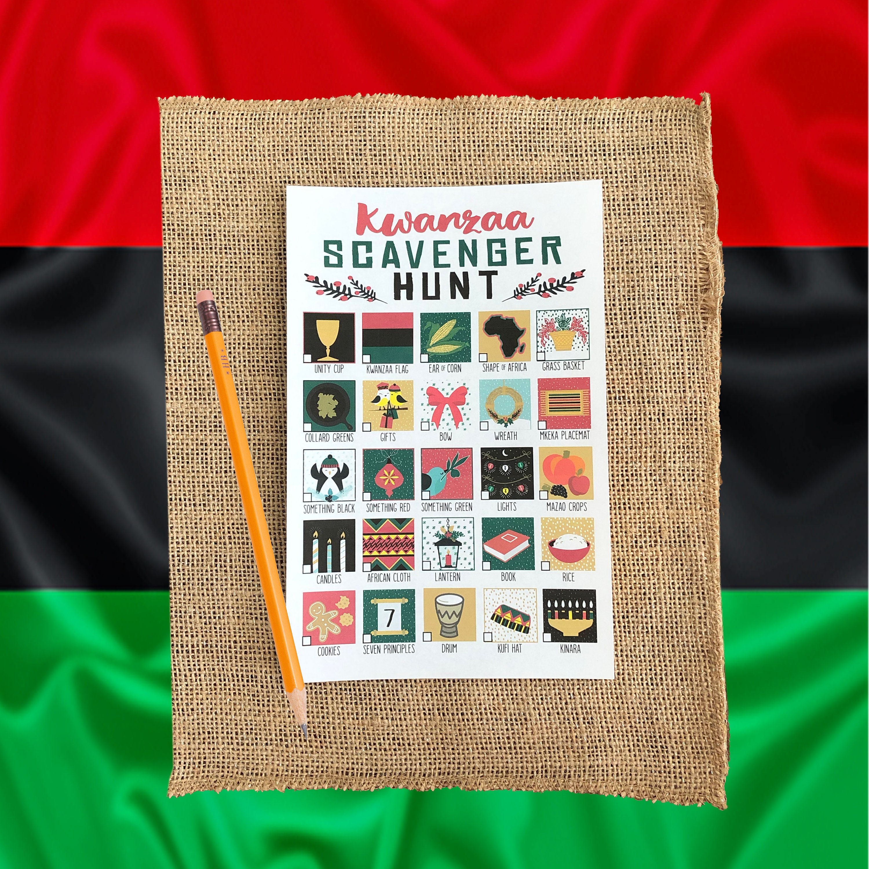 Printable Kwanzaa Scavenger Hunt for Kids Family Activity Game - Etsy