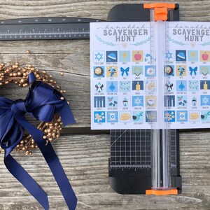 Printable Hanukkah Scavenger Hunt Game Activity Sheet for Kids With ...