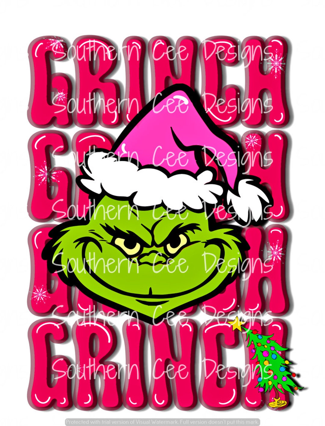Pink Grinch X4 - Etsy