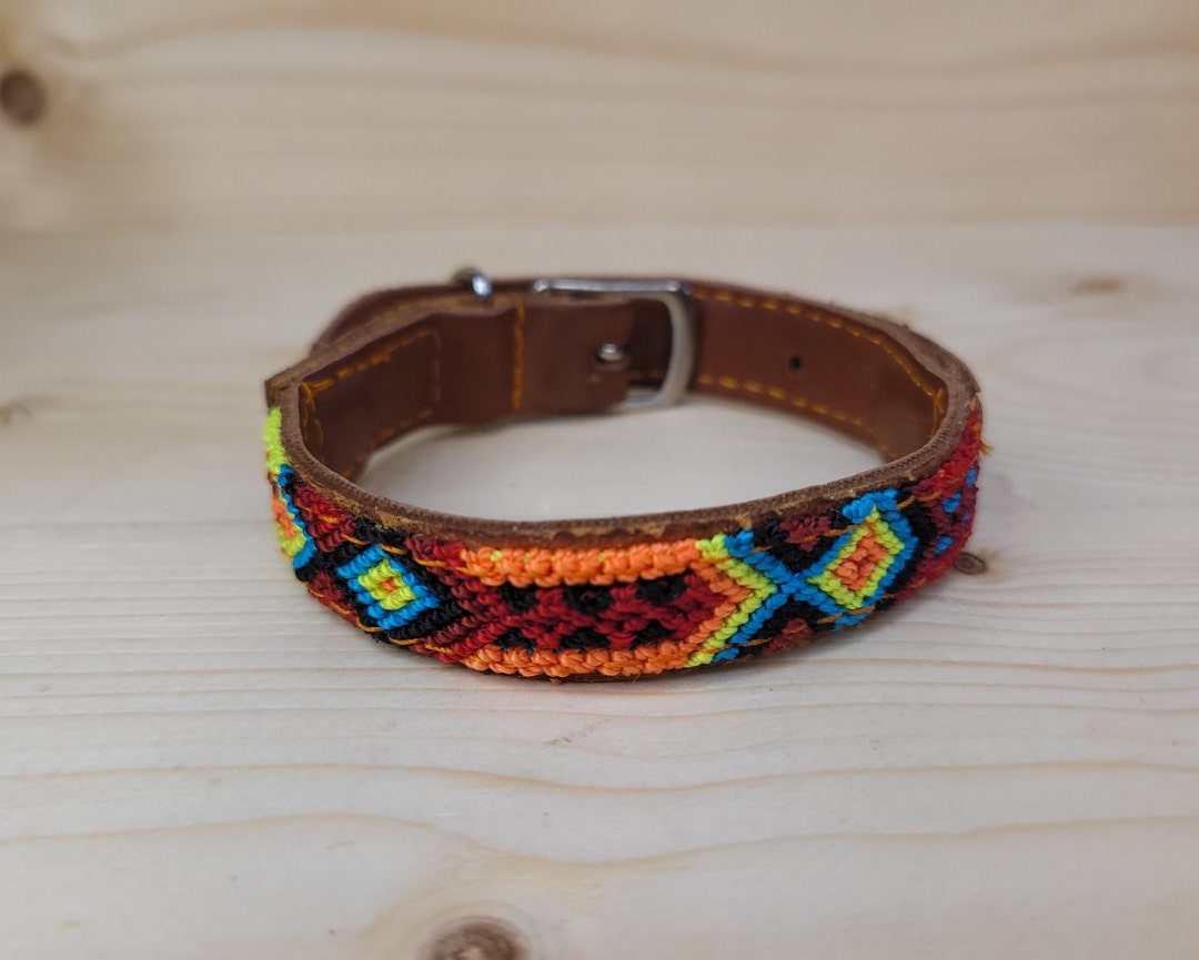 XXS Dog Collar | Mexican Dog Collar | Fiesta Collar | Woven Nylon ...