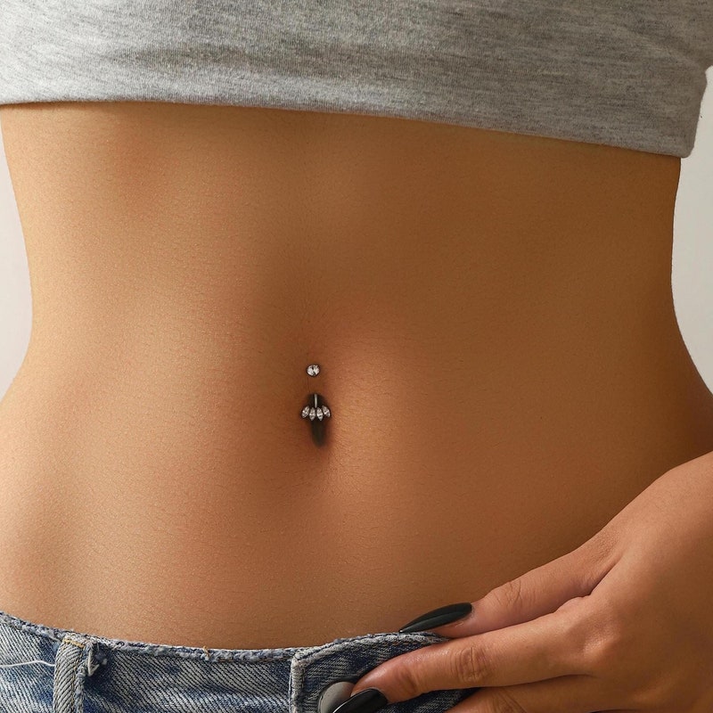 Minimal Belly Ring - Etsy