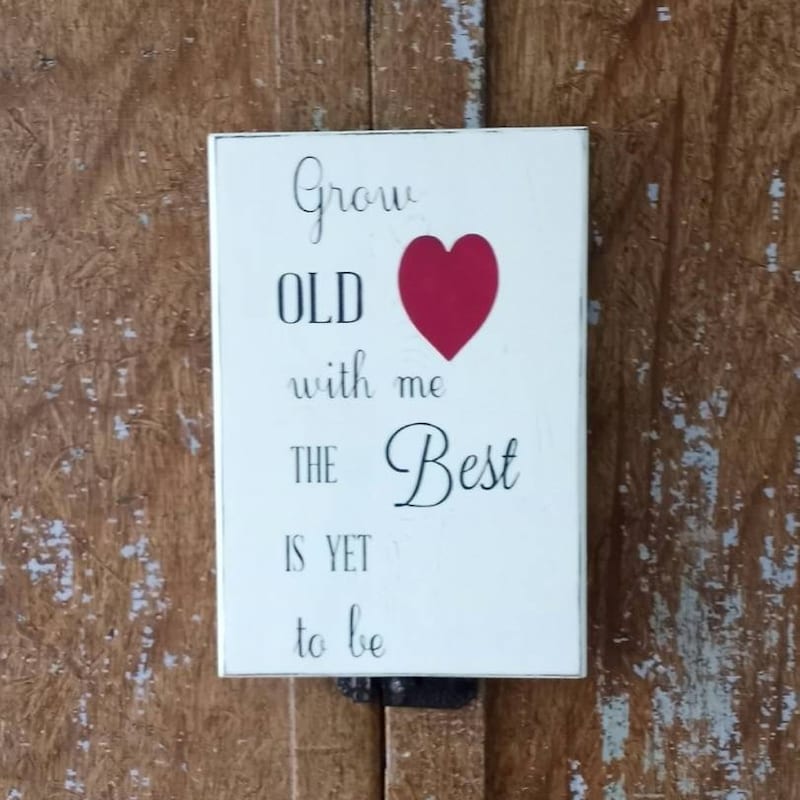 Grow Old With Me - Etsy