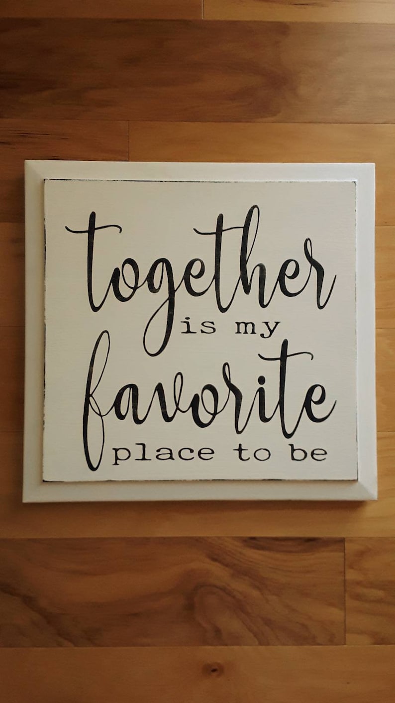 Juntos es mi lugar favorito para ser signo signo de regalo - Etsy España