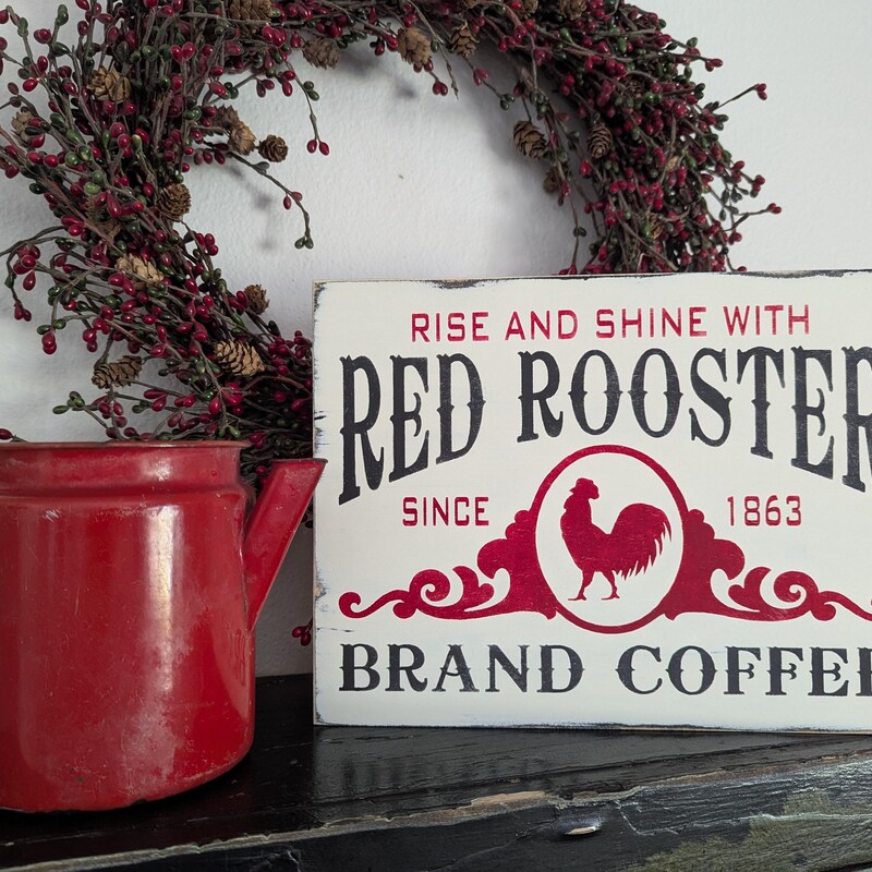 Primitive Rooster - Etsy