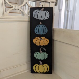 Pumpkins Pumpkin Sign, Stacked Pumpkin Sign, Fall Decor Sign, Halloween ...