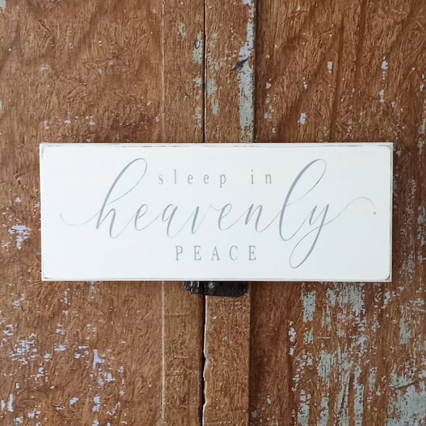 Sleep in Heavenly Peace Sign - Etsy
