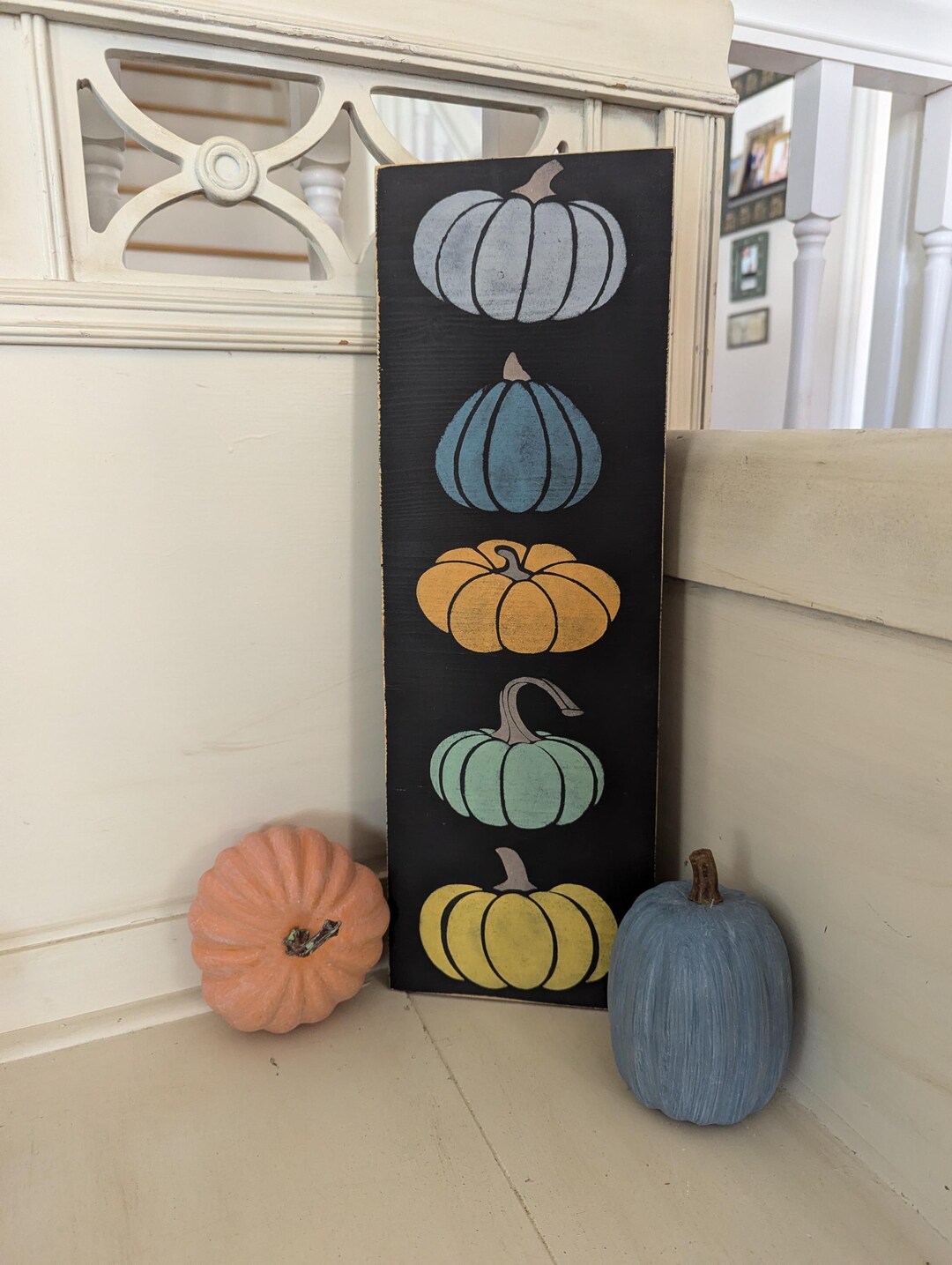 Pumpkins Pumpkin Sign, Stacked Pumpkin Sign, Fall Decor Sign, Halloween ...