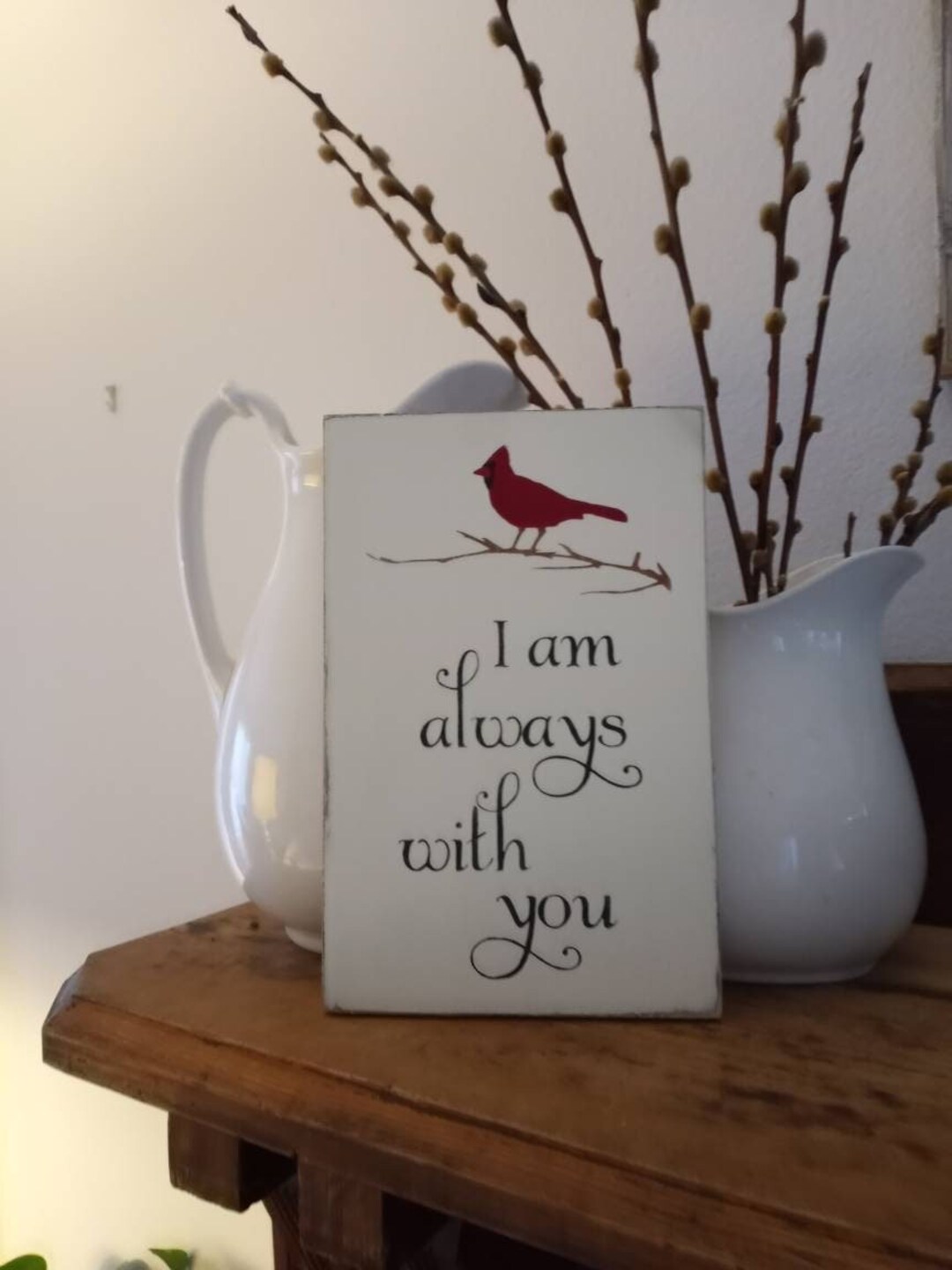 Cardinal Heaven Sign, I Am Always With You Sign, Family Memories Sign ...