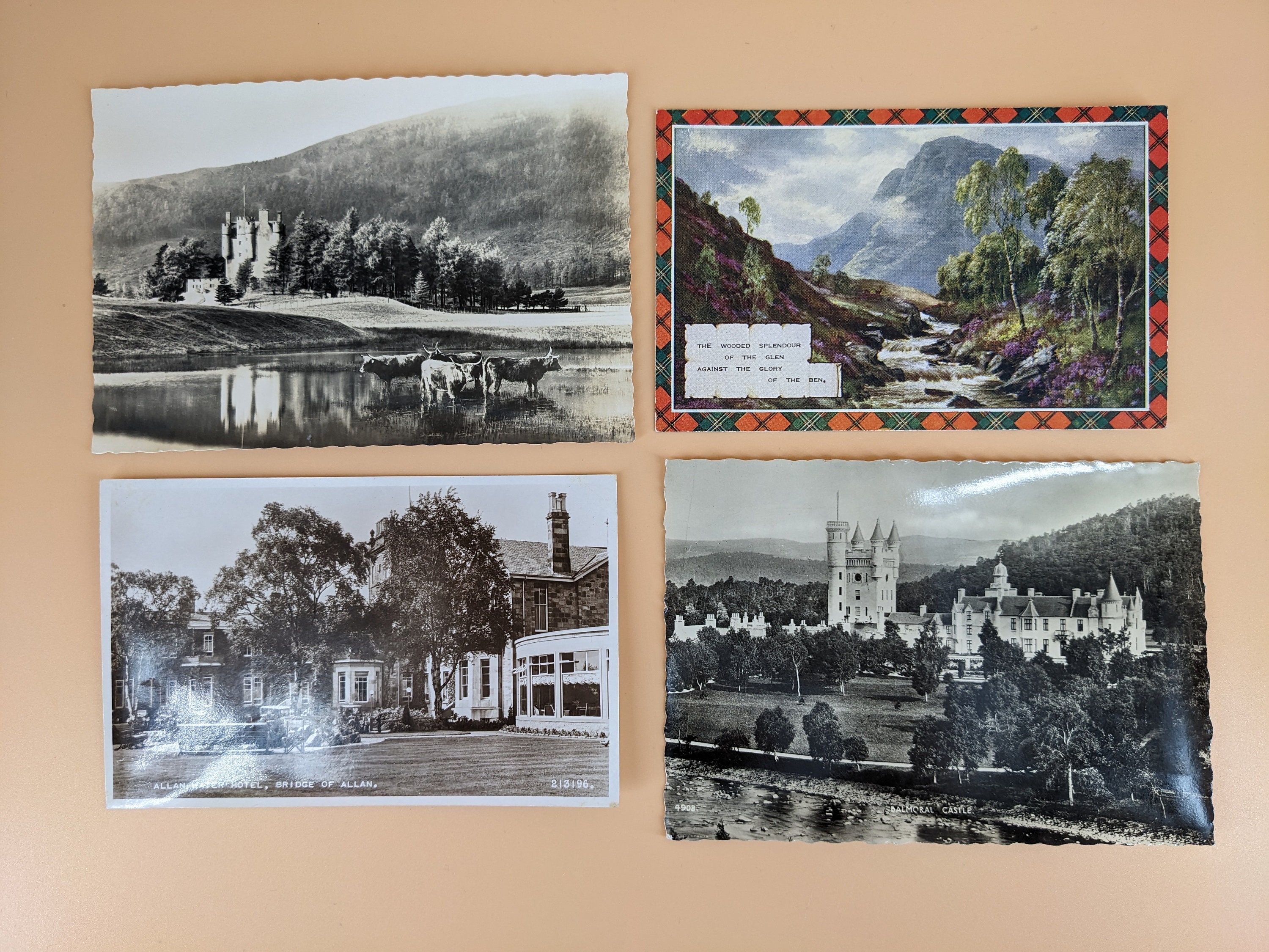 16 X Vintage Postcards Scotland 1950s - Etsy