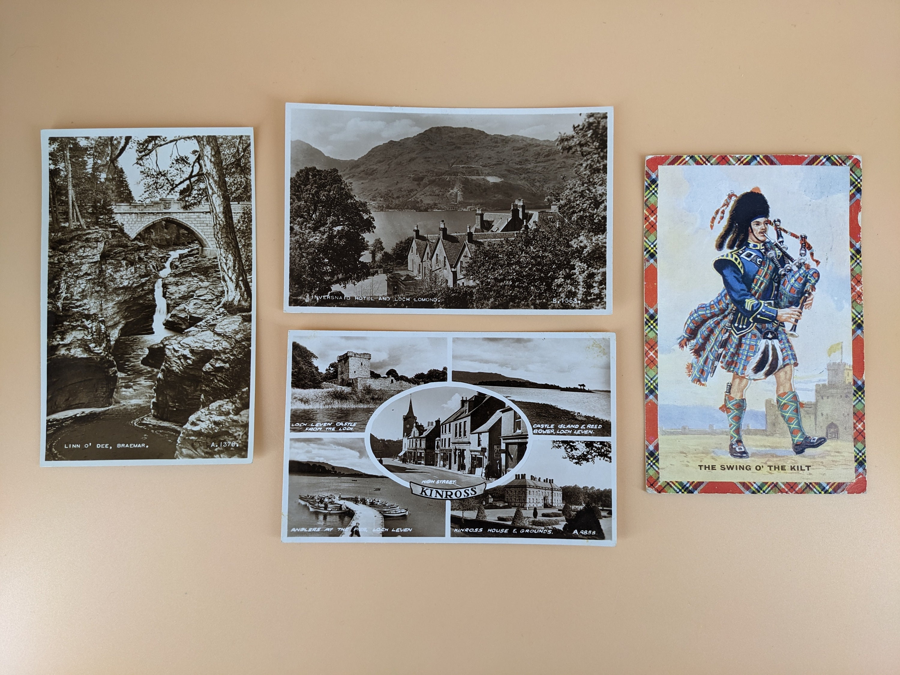 16 X Vintage Postcards Scotland 1950s - Etsy