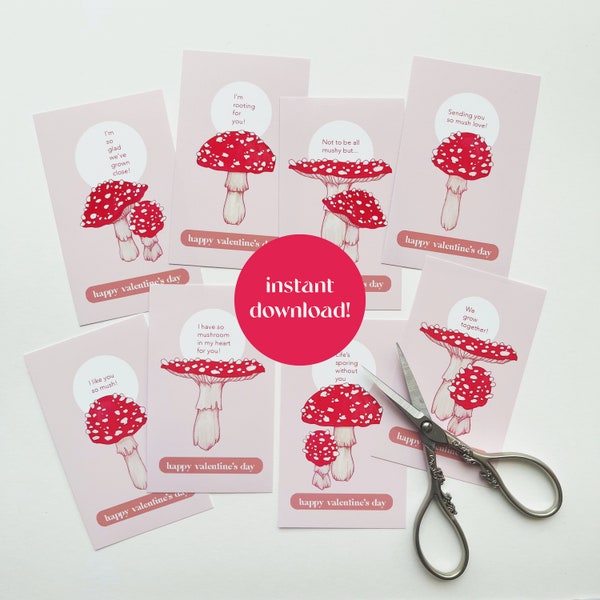 Mushroom Valentine - Etsy