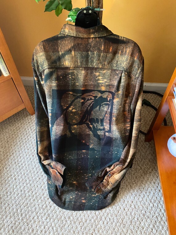 My Grizzly Bear Flannel - Etsy