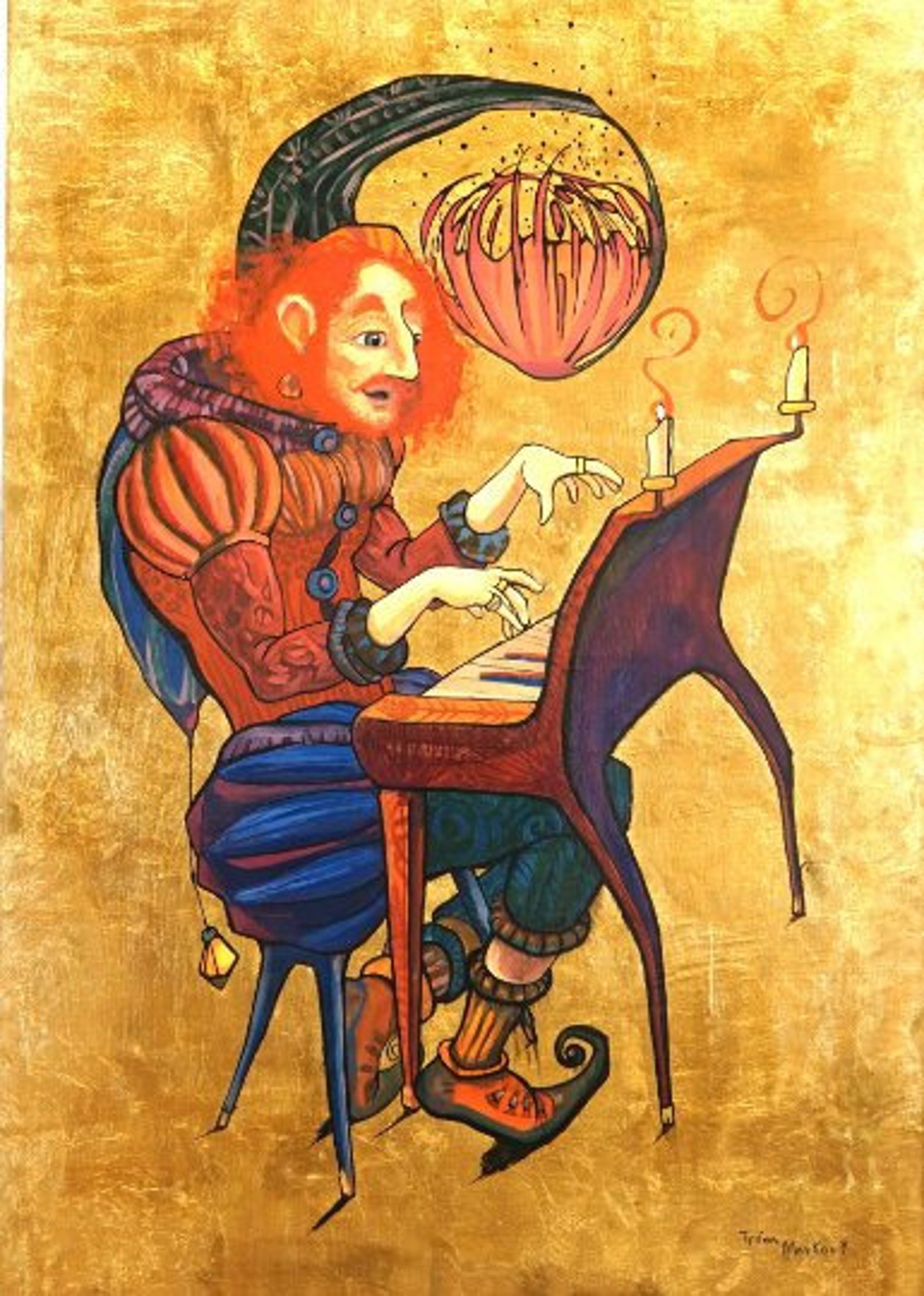 Renaissance Style Art Print on Metal Painting Artwork : | Etsy