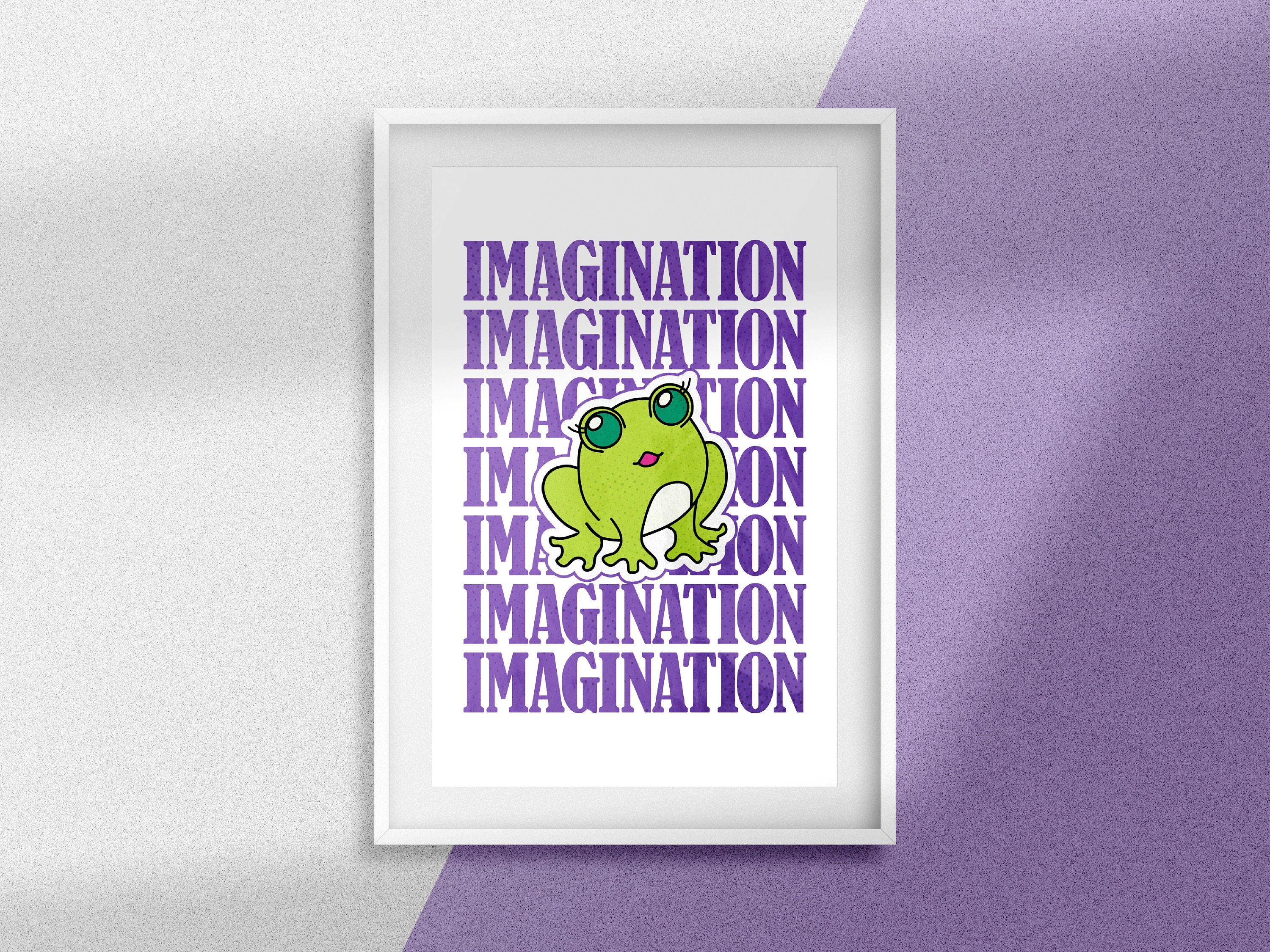 3 Fun Frog Themed Wall Posters Frog Lover Poster Decor - Etsy
