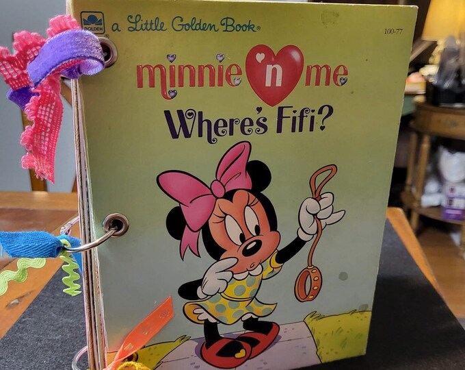 Little Golden Junk Journal - Minnie Mouse "where's Fifi"? - Etsy