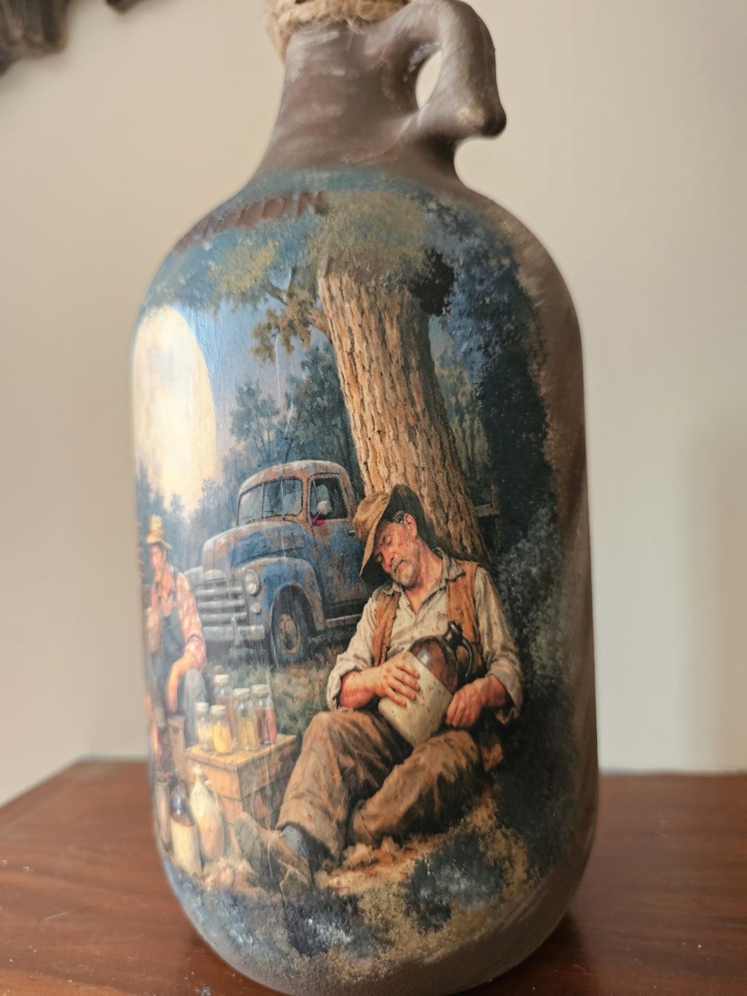 Moonshine by Moonlight 1/2 Gallon Glass Jug Art Home Decor - Etsy