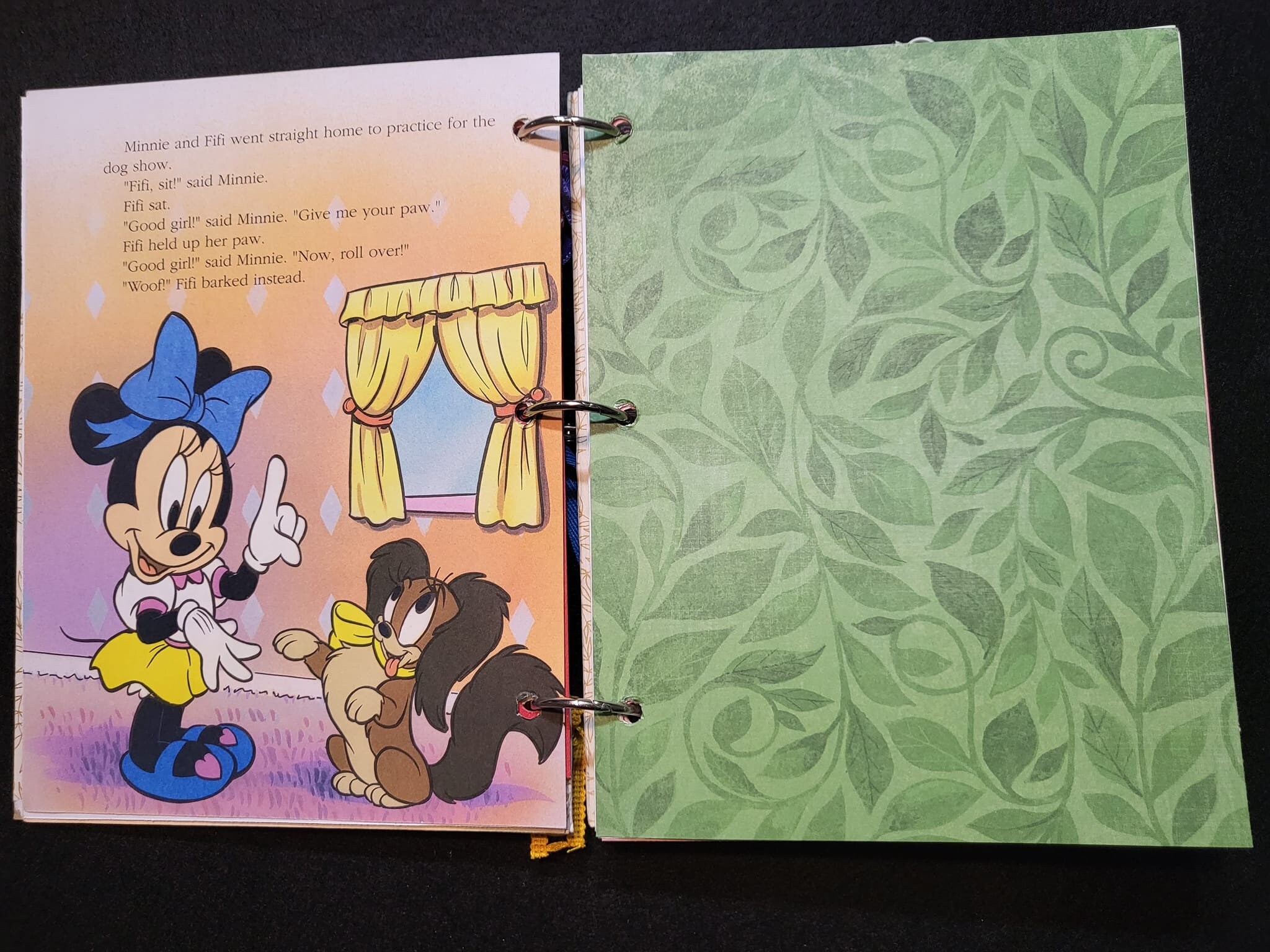 Little Golden Junk Journal Minnie Mouse where's Fifi - Etsy
