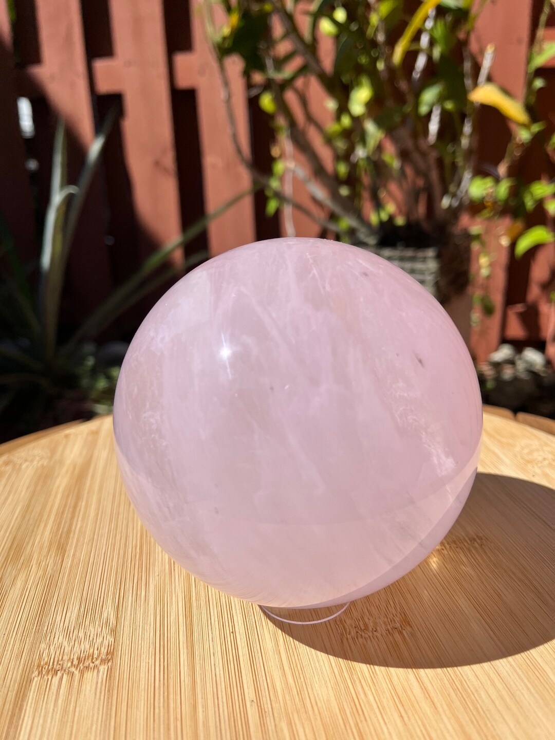 Pink Obsidian Sphere - Etsy