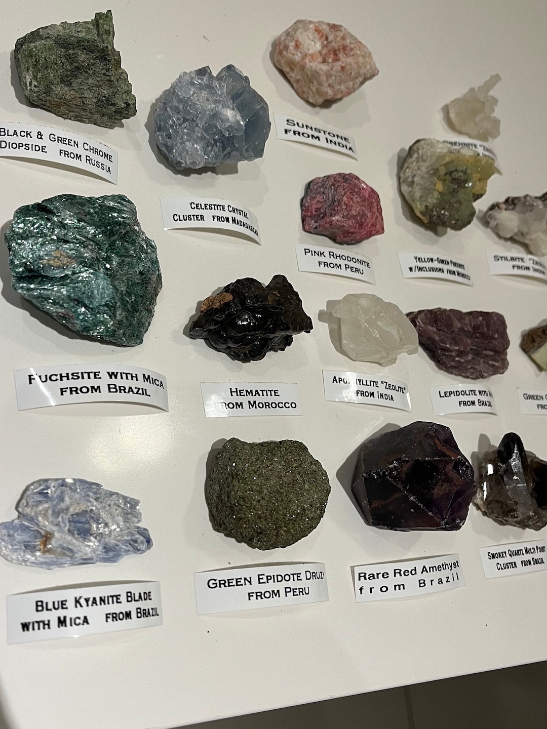 Gemstone Starter Kit 17pc Mineral Set - Etsy