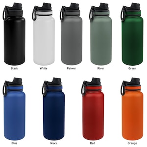 Personalized 32oz Vacuum Insulated Tempercraft Sport Bottle | Custom ...