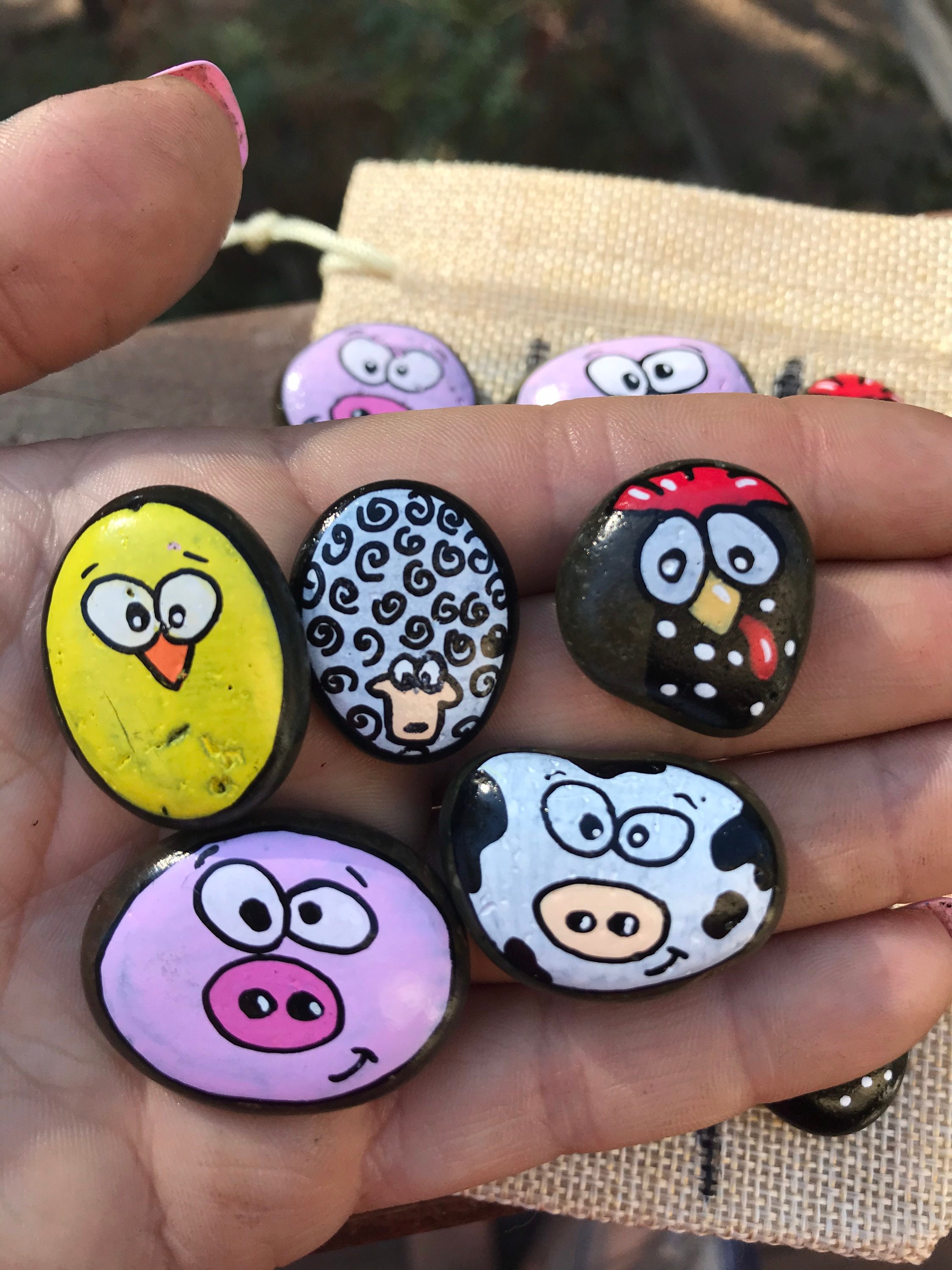 Farm Animal Tic Tac Toe // Farm Animal Game // Toddler Gift // Farm Tic ...