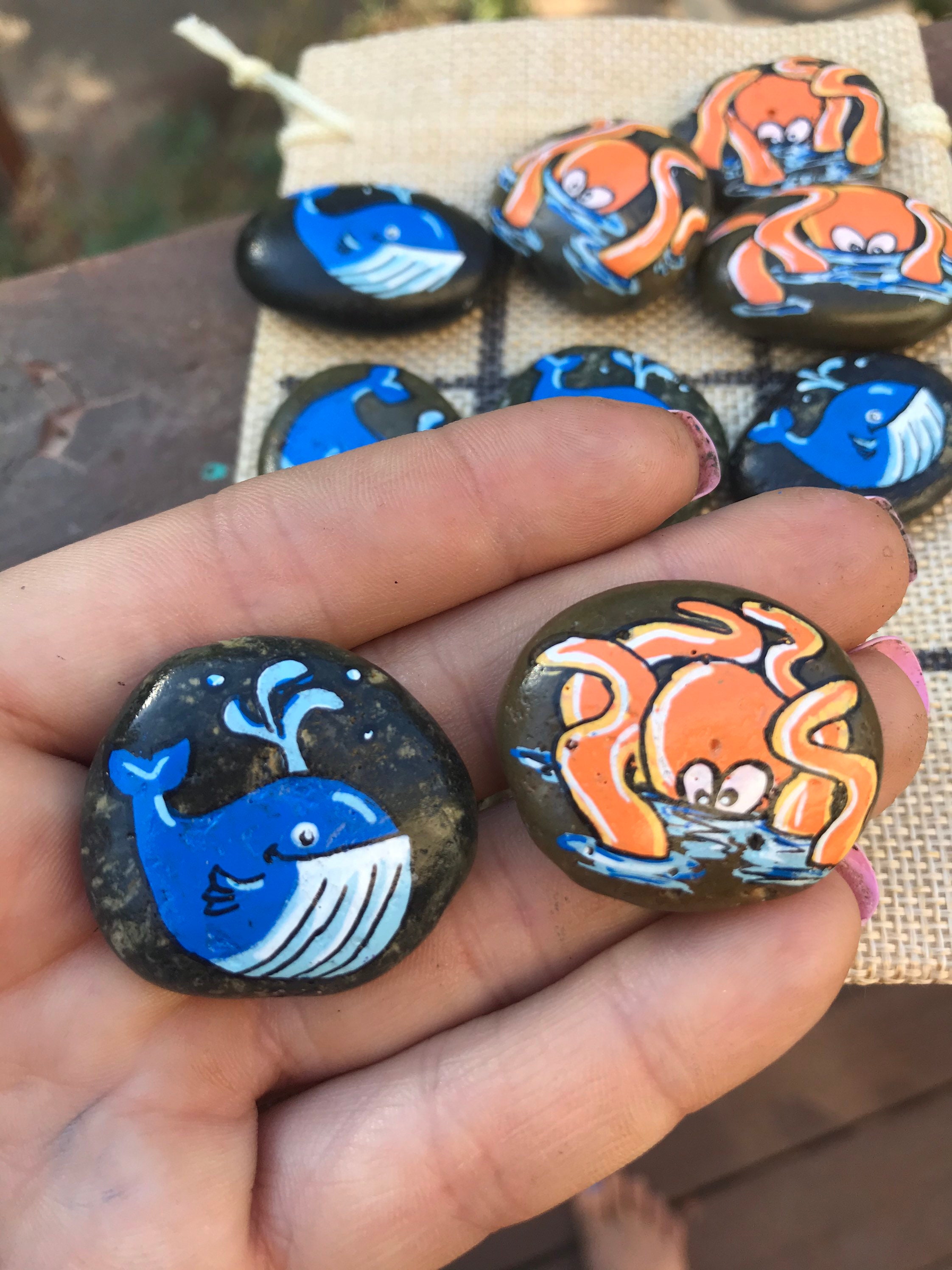 Ocean Tic Tac Toe // Sea Creature Tic Tac Toe // Ocean Gift - Etsy