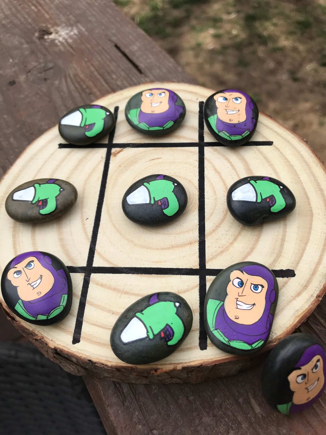 Toy Story Tic Tac Toe // Disney Tic Tac Toe // Tabletop Game - Etsy