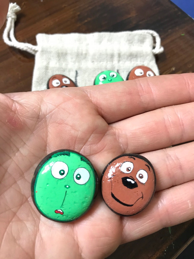 Grinch Tic Tac Toe // Stocking Stuffer Kids // Unique Gifts // - Etsy