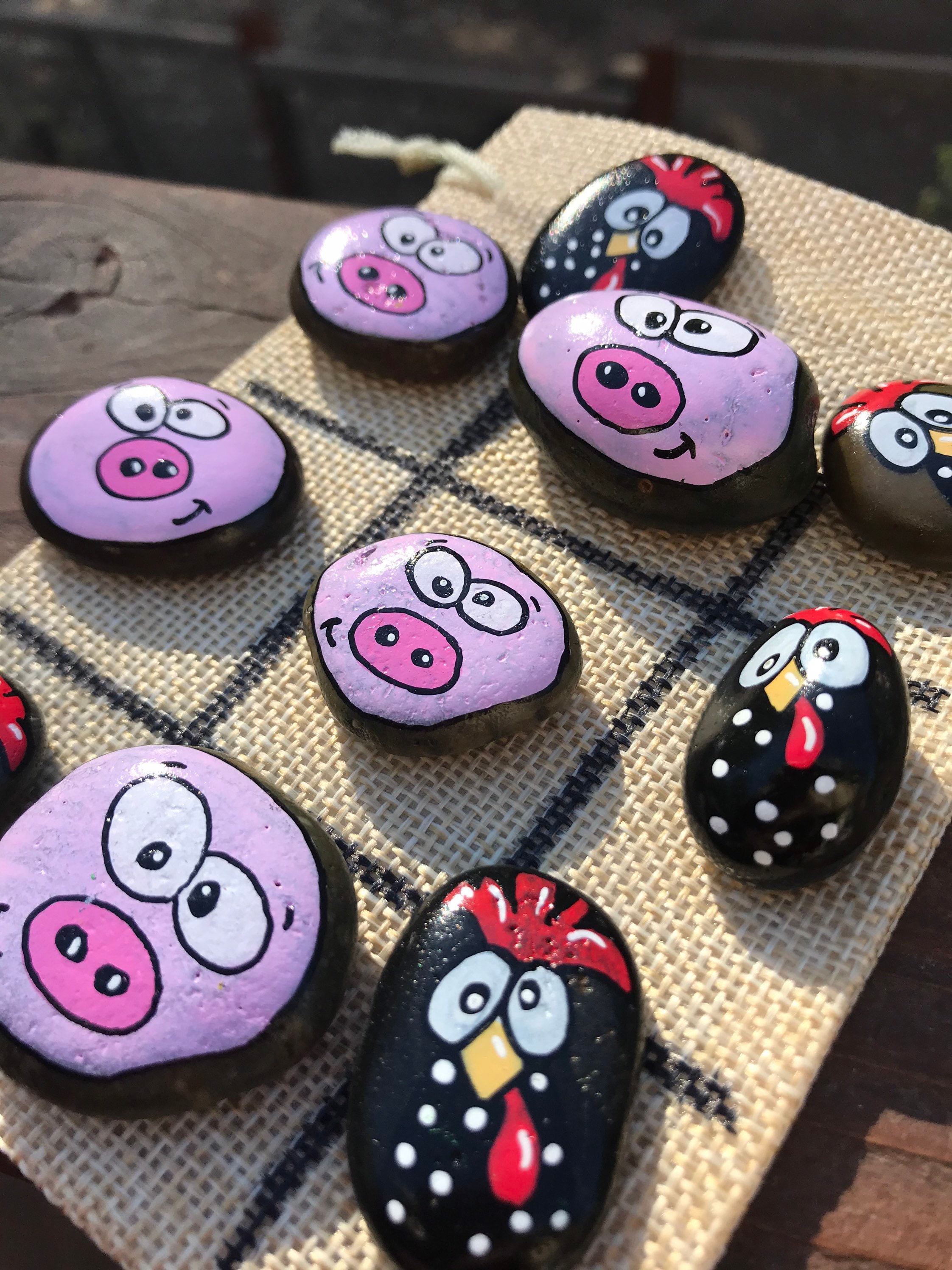 Farm Animal Tic Tac Toe // Farm Animal Game // Toddler Gift // Farm Tic ...