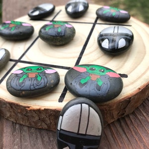 Mandalorian Tic Tac Toe // Mandalorian Baby Yoda // Disney Tic Tac Toe ...