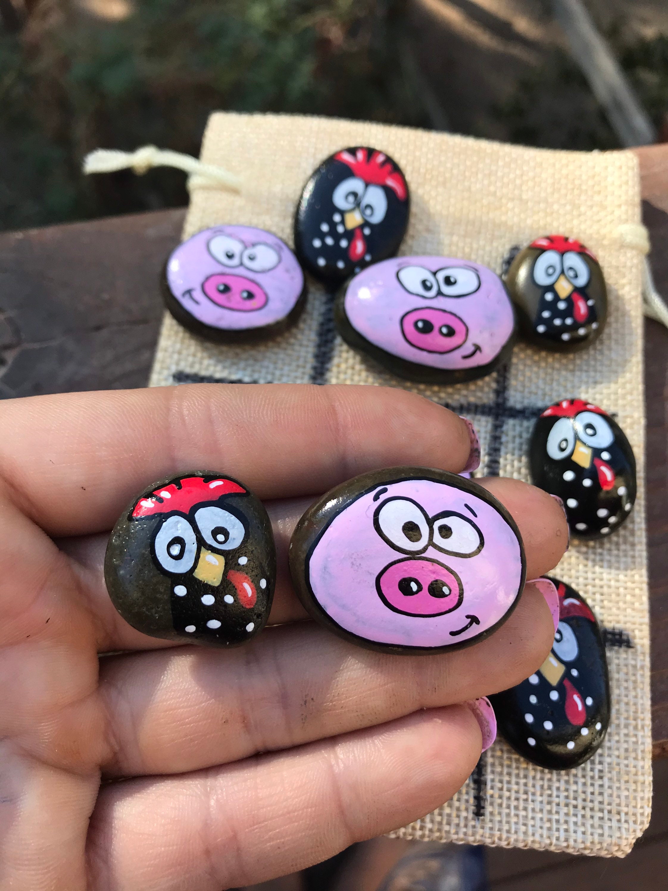 Farm Animal Tic Tac Toe // Farm Animal Game // Toddler Gift // Farm Tic ...