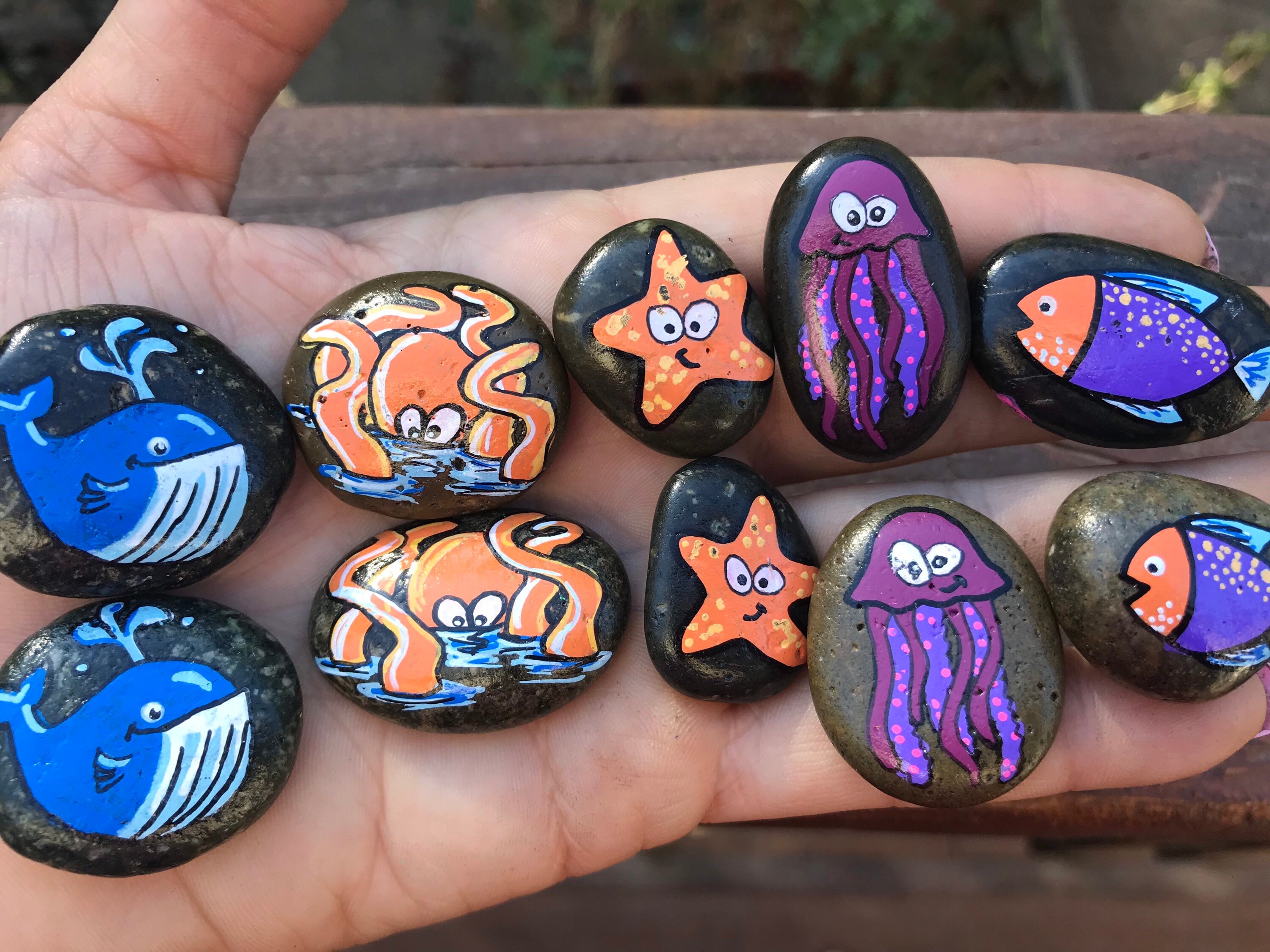 Ocean Tic Tac Toe // Sea Creature Tic Tac Toe // Ocean Gift - Etsy